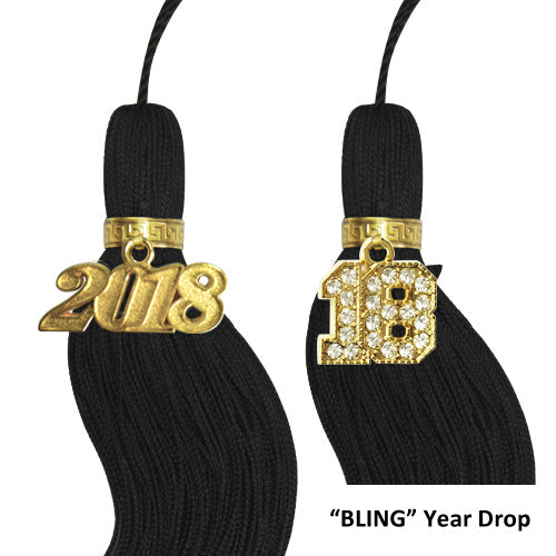 Large Black Graduation Tassel | Commencement Tassel – Graduation World
