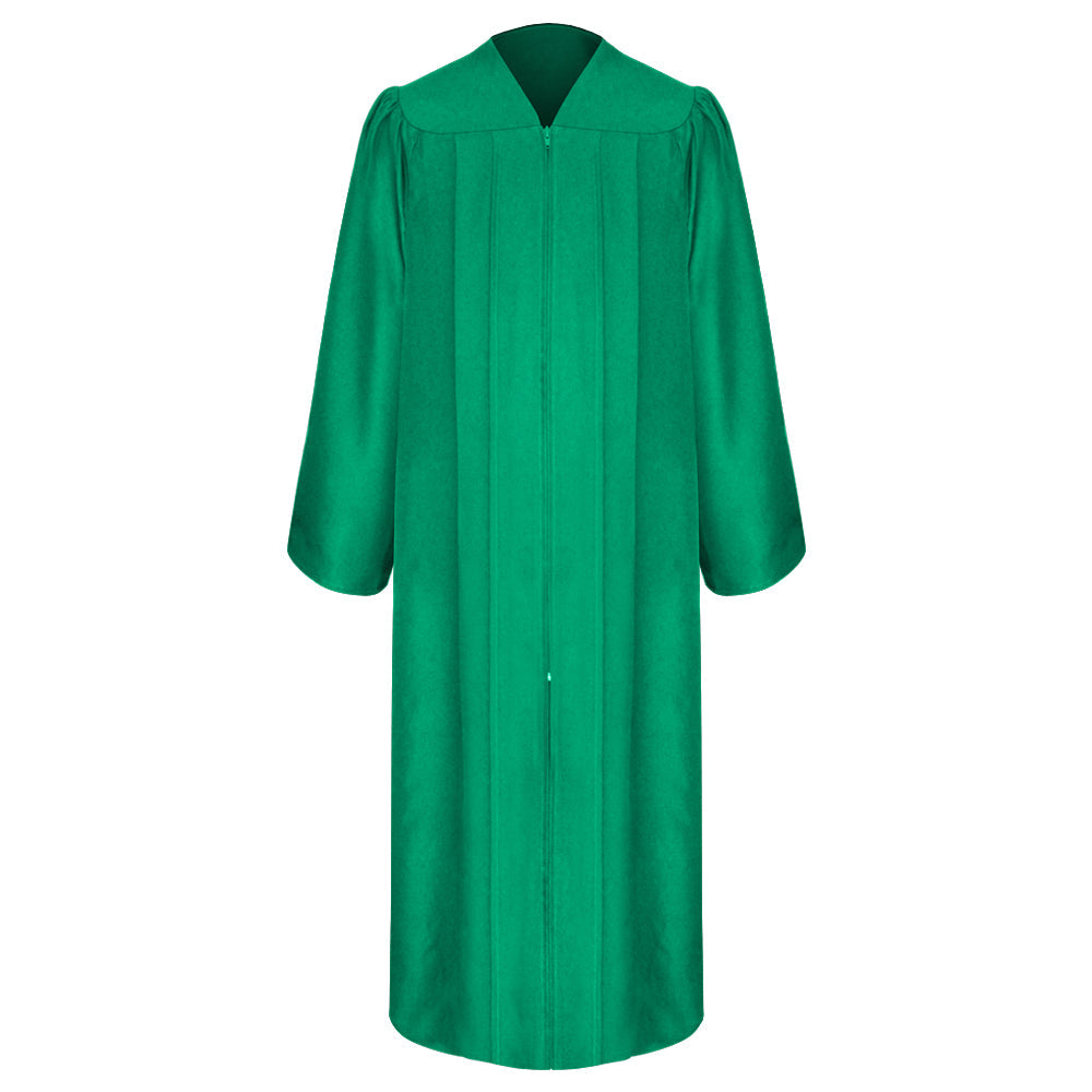 Matte Emerald Green Graduation Gown|Elementary – Graduation World