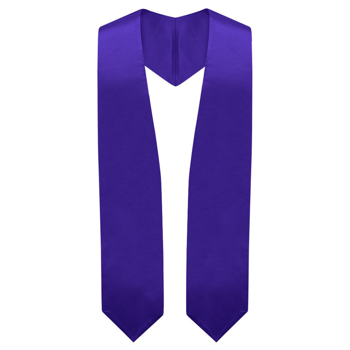 Purple Graduation Stole | Commencement Sash | Graduation World