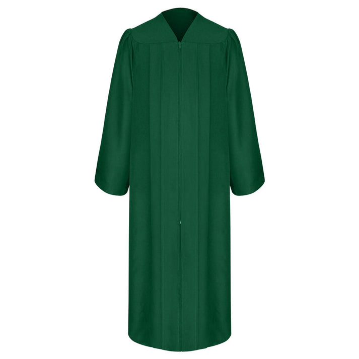 Matte Hunter Green Graduation Gown|High School – Graduation World
